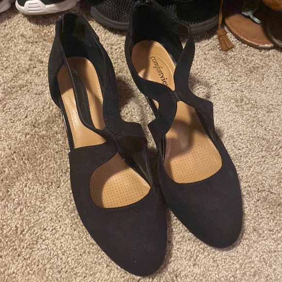 comfortview | Shoes | Black Heels | Poshmark